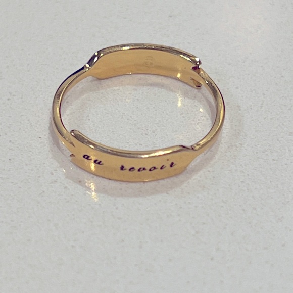 Gorjana | Jewelry | Gorjana Hello And Au Revoir Gold Ring | Poshmark